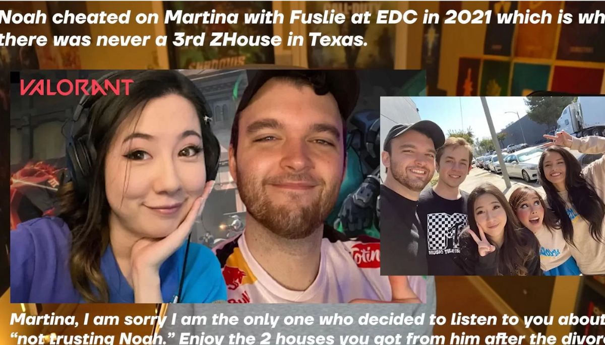 YouTuber NoahJ456 Cheated On His Ex-Wife With Streamer Leslie "Fuslie ...